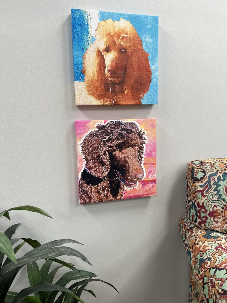 Custom Dog Canvas Painting - MN Designs